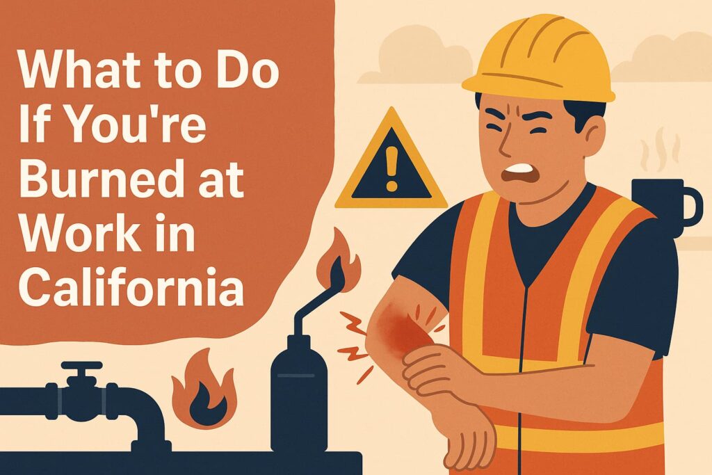 What to Do If You’re Burned at Work in California | Bentley & More LLP
